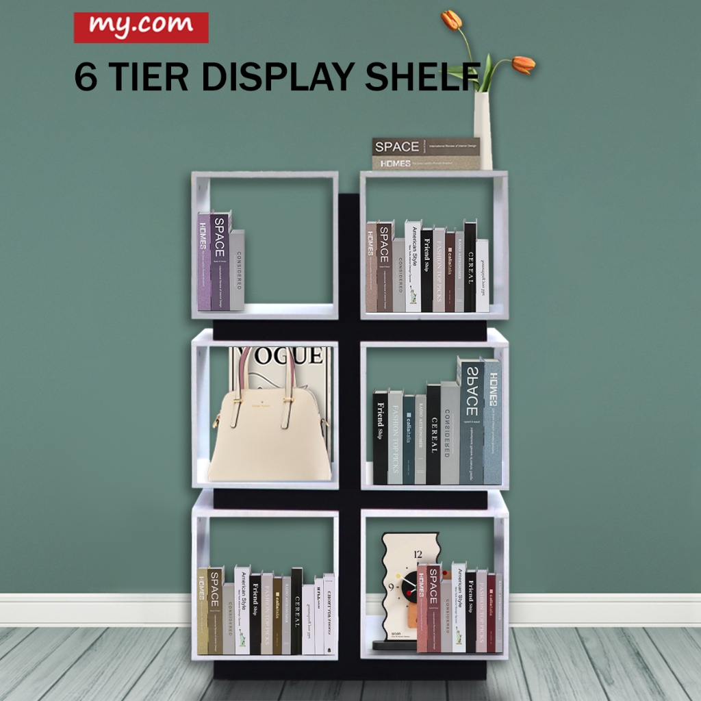*READY STOCK* 6 Tier Display Shelf/Multipurpose Shelves/Bookshelf ...