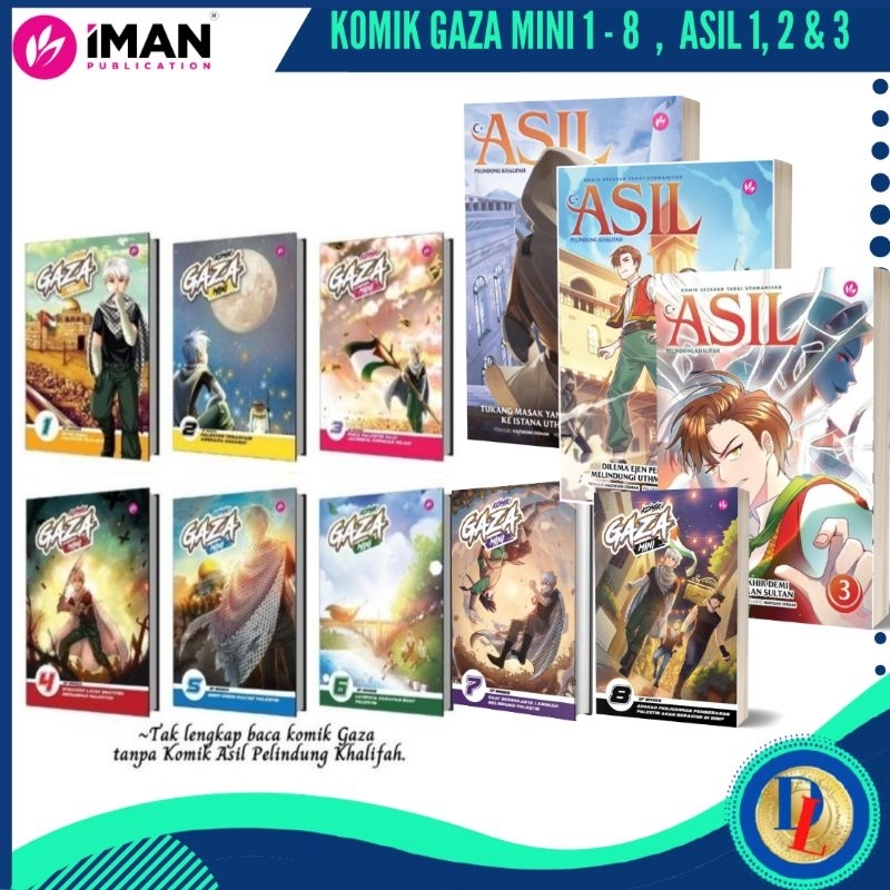 Komik Gaza Mini 1 - 8 Asil 1 - 3 Iman Publication | Shopee Malaysia
