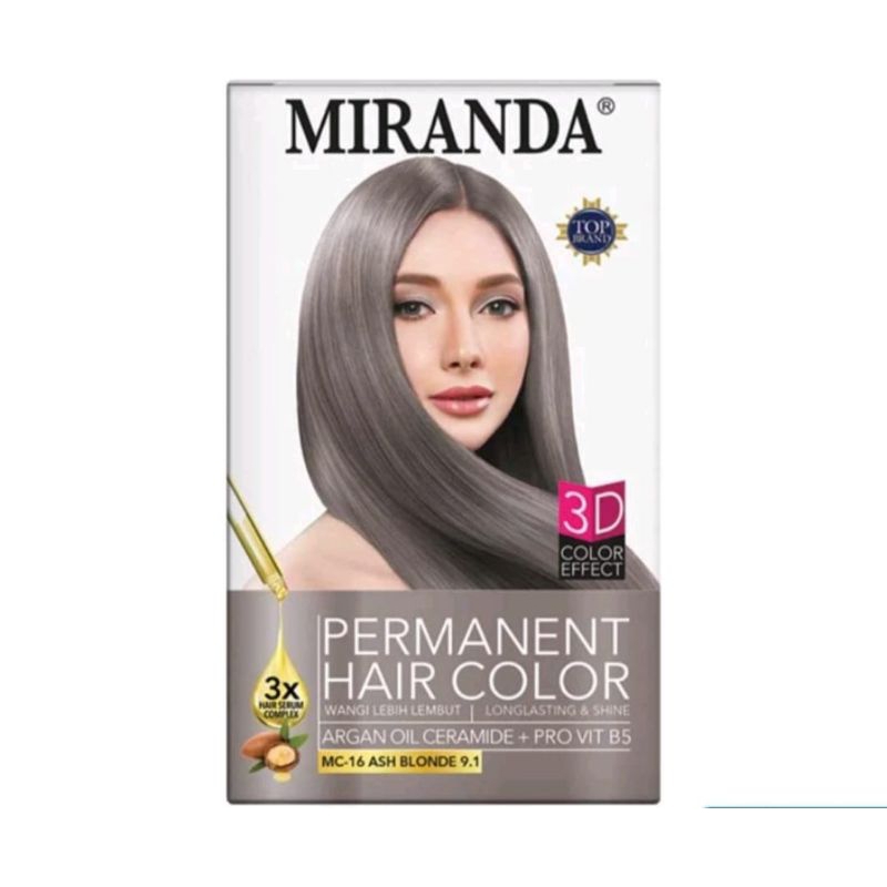 Miranda Hair Color Ash Blonde Terbaru / Pewarna Rambut Grey Silver ...