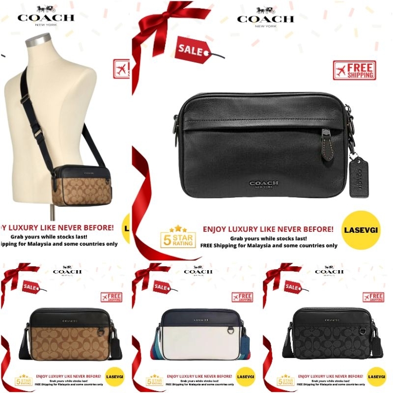 RAYA 2025 ORIGINAL COACH Graham Crossbody Collection - Signature Brown ...