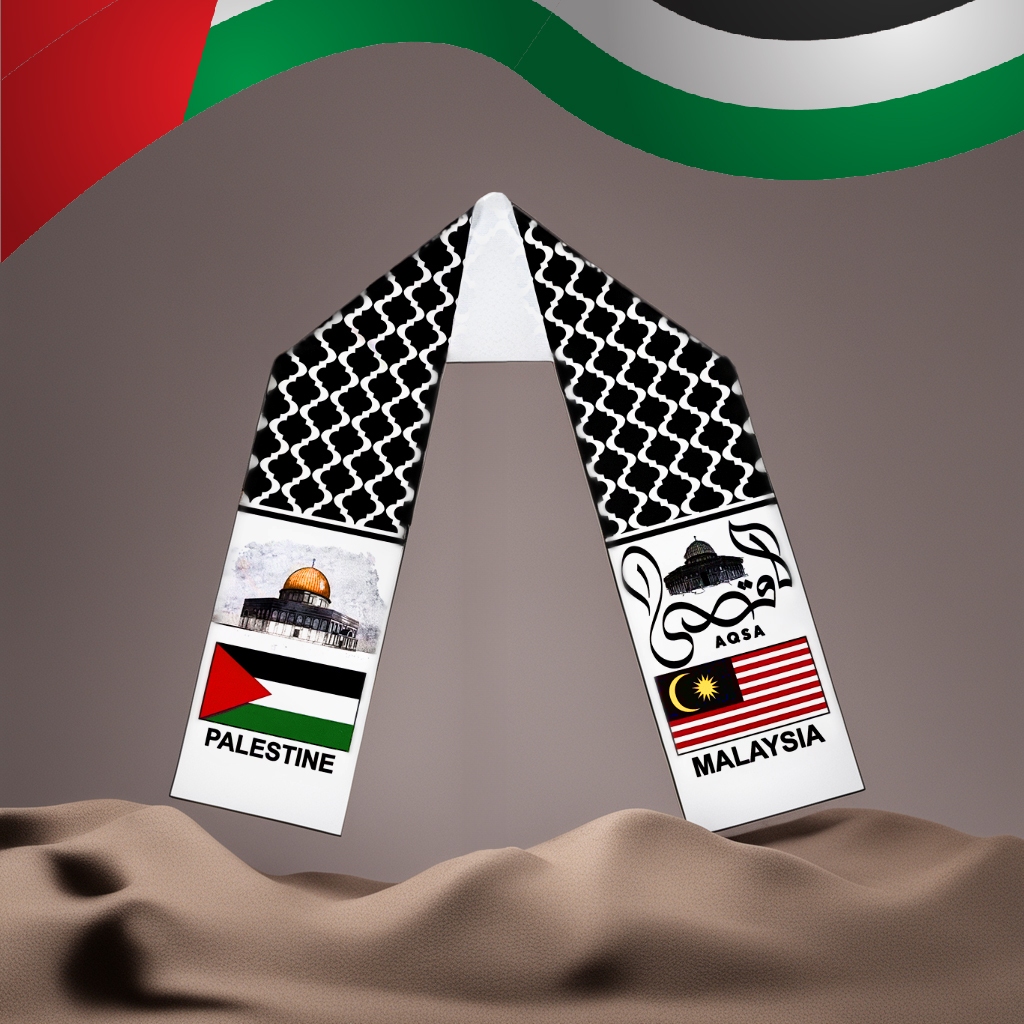Mafla Palestinian | Scarves for Palestinian Supporters | Long Scarf 46 ...