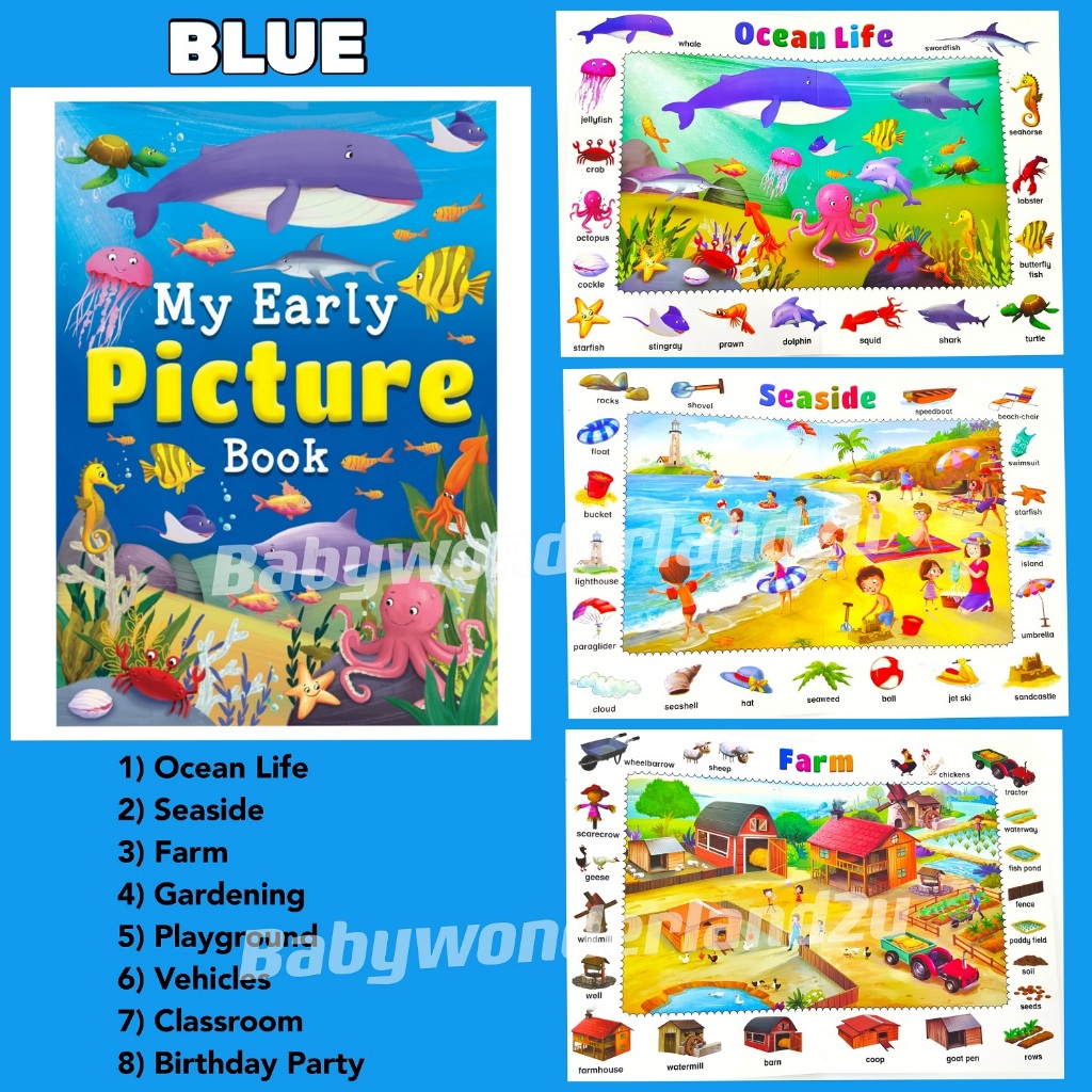 Early Learning Kids Book My Early Amazing Picture Book Buku Bergambar ...