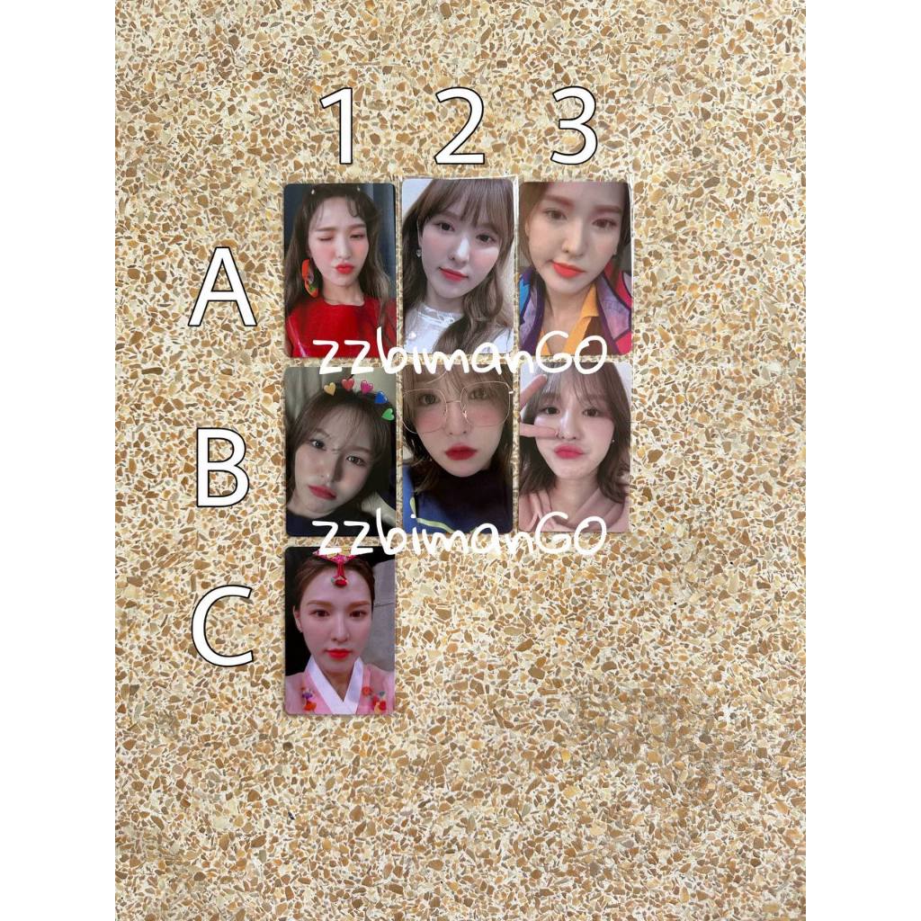 Red Velvet Wendy Dear U Photocards | Shopee Malaysia