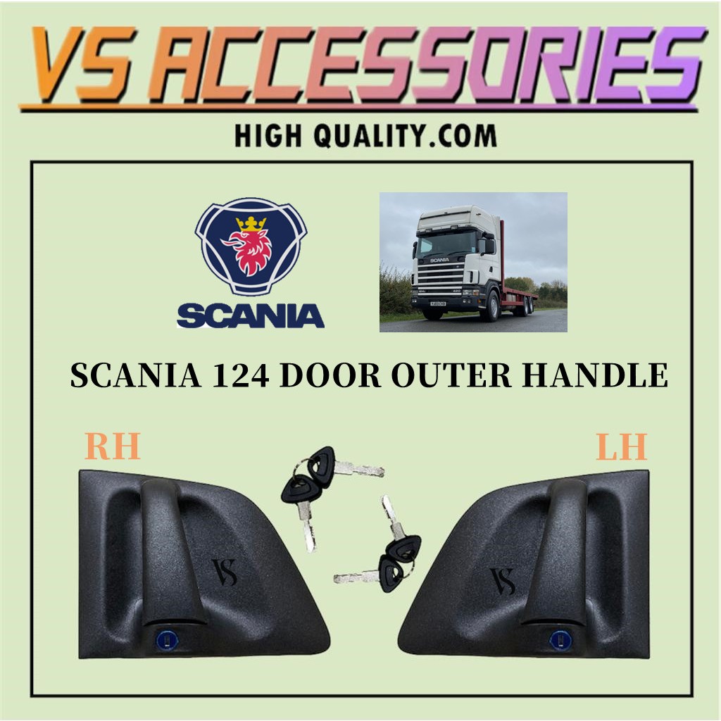 SCANIA R420/124R/P DOOR OUTER HANDLE W/KEY LH/RH | Shopee Malaysia