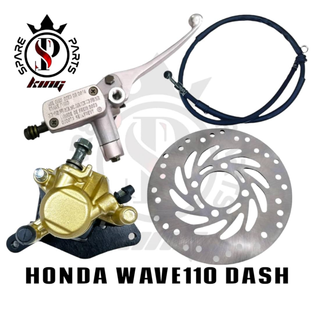HONDA WAVE110 WAVE 110 FRONT DISC BRAKE PUMP SET FULL SET WITH DISC ...