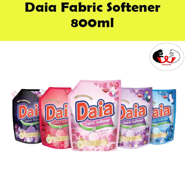 Daia® Fabric Softener Refill Pack 800ml | Shopee Malaysia