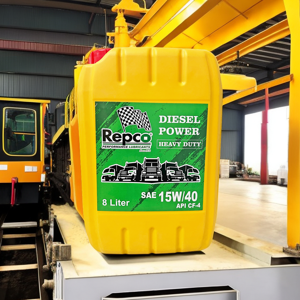 Repco® Diesel Power 15W/40 CF-4 Heavy-Duty Diesel Engine Oil (8L) For Commercial Vehicle ...