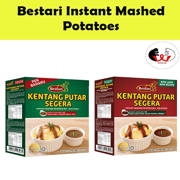 Bestari Instant Mashed Potato Mix 130 gm (Chicken/Black Pepper ...