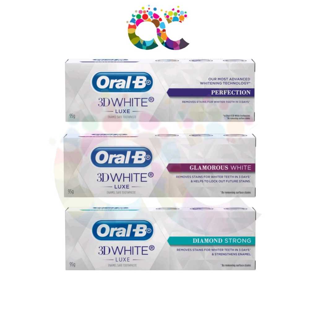 Oral-B 3D WHITE Luxe Perfection / Diamond Strong / Glamorous White ...