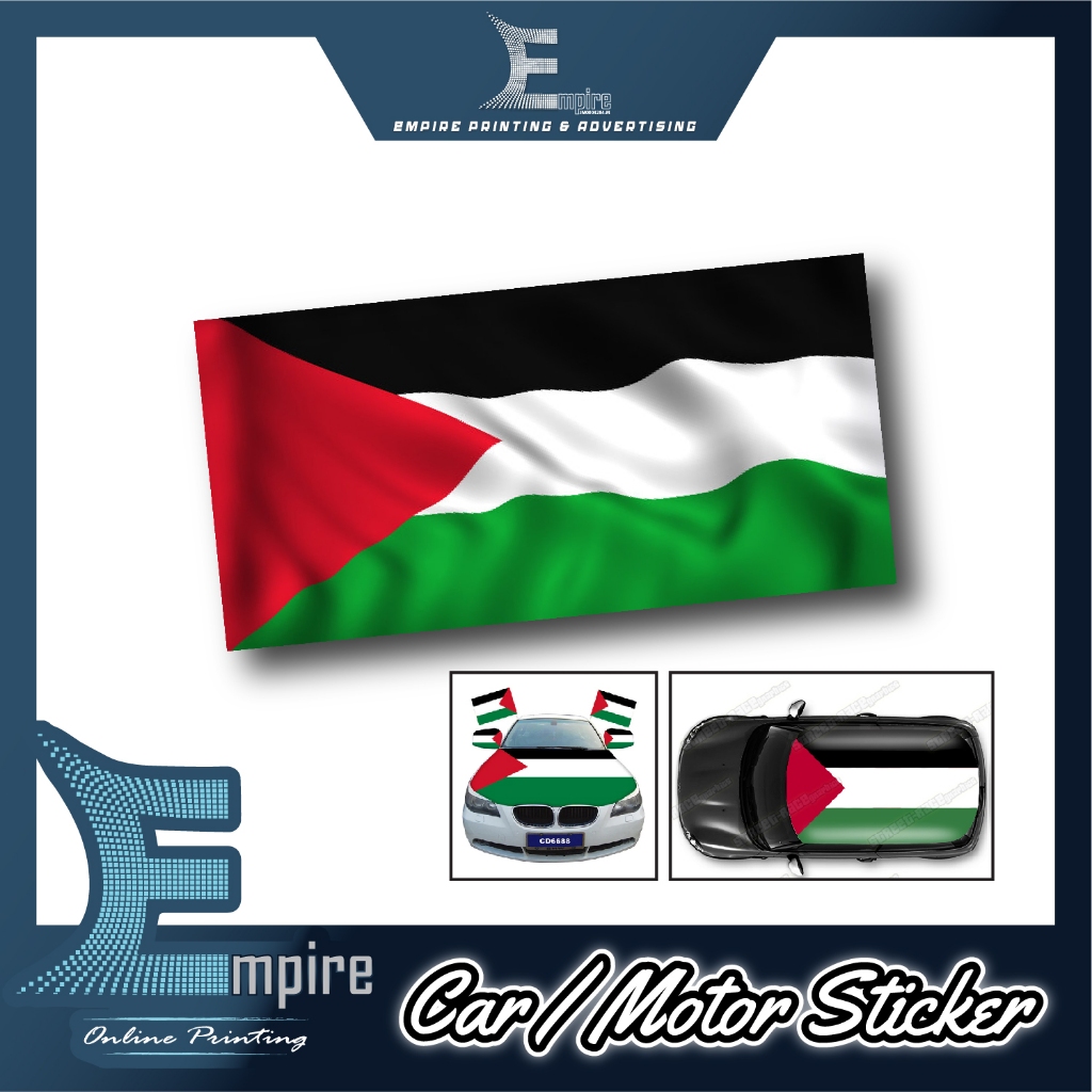 🇵🇸 Ready Stock 🇵🇸 Palestine Flag Car/Motor Sticker 💯 | Shopee Malaysia