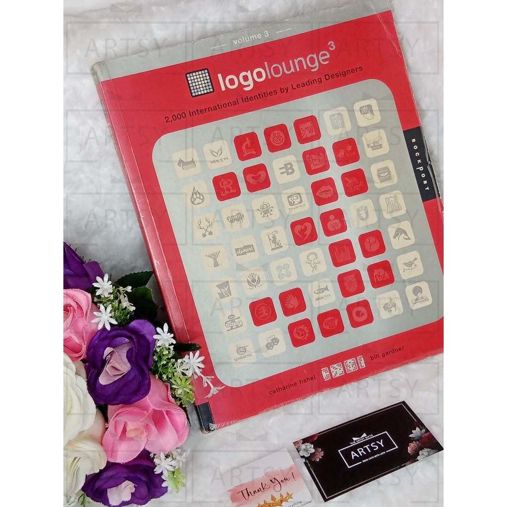 PREloved Graphic Design Books (LOGO LOUNGE) | Shopee Malaysia