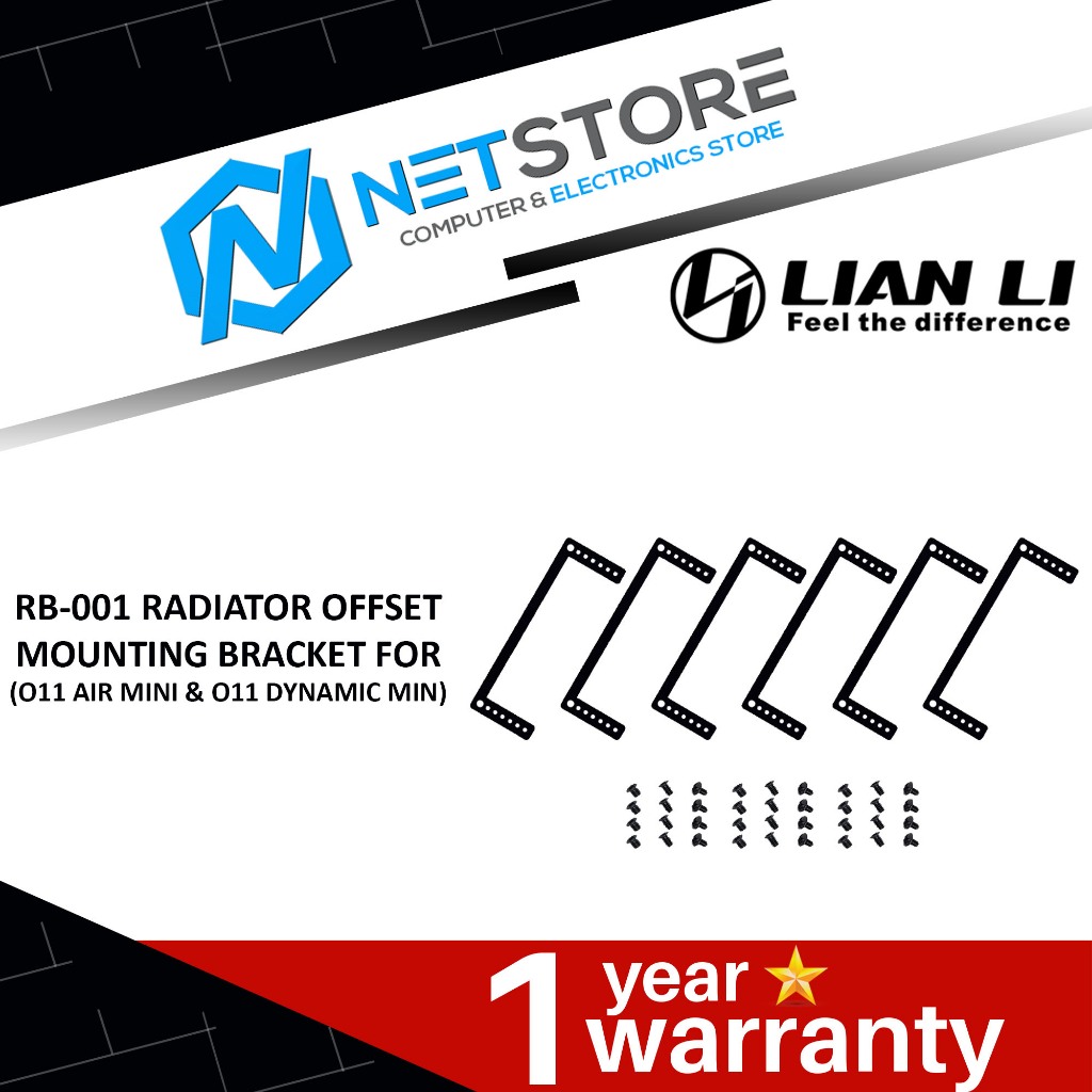 LIAN LI RB-001 RADIATOR OFFSET MOUNTING BRACKET FOR (O11 AIR MINI & O11 ...
