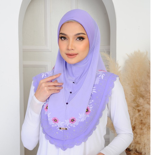 Sarung Instant 2 Layer | Tudung Instant 2 Layer | 2 Layer Instant ...