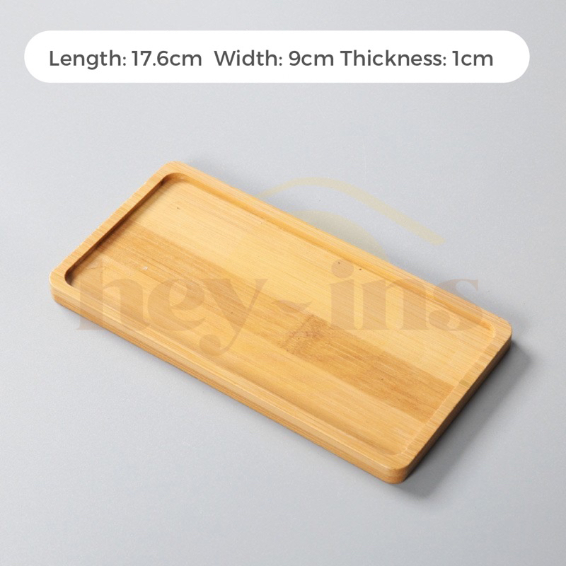 Bamboo Mugs Coaster Saucer Round Tray Square Coasters Teacup Holders ...