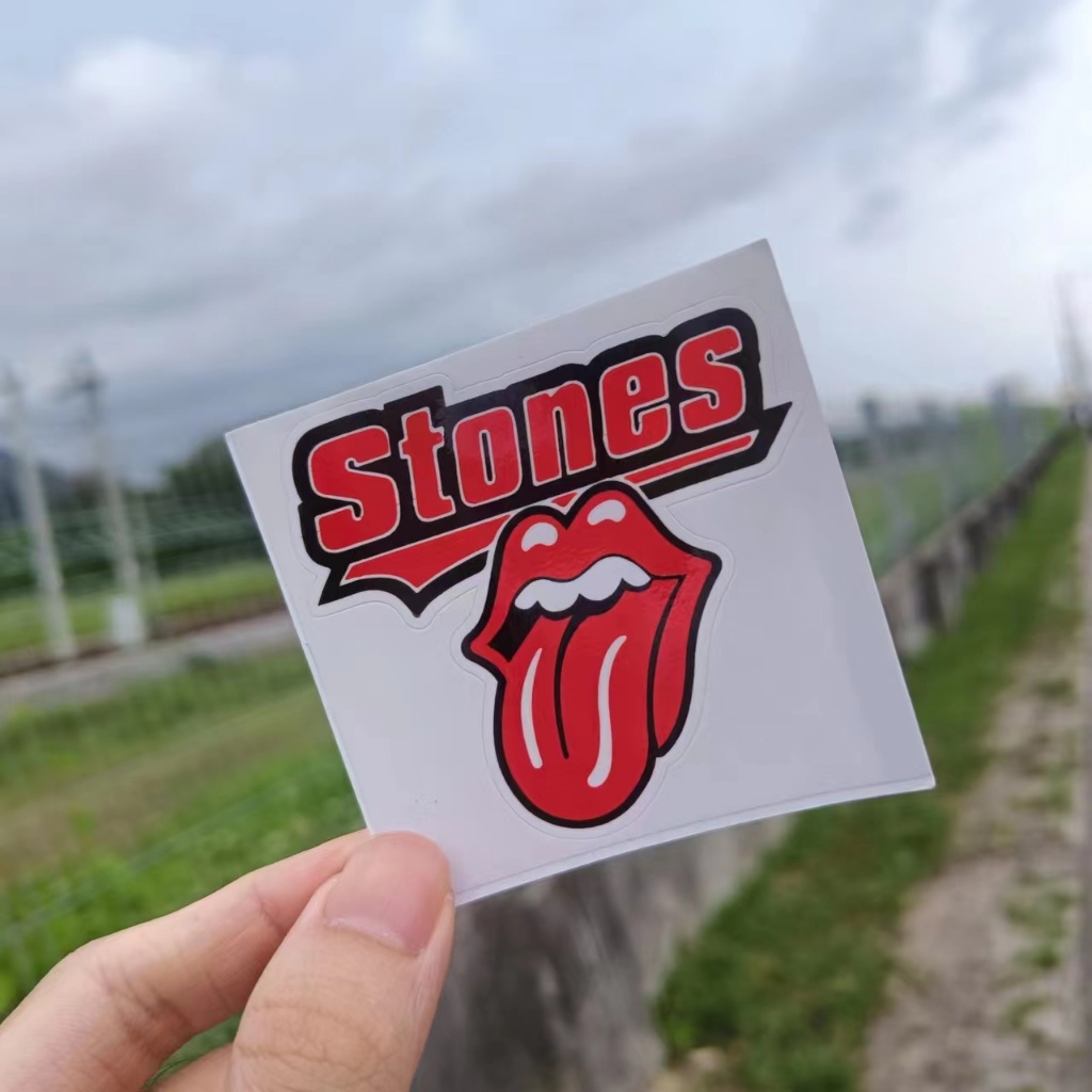 R/S STONE Sticker Rolling Stone Sticker printed double layer (READY ...