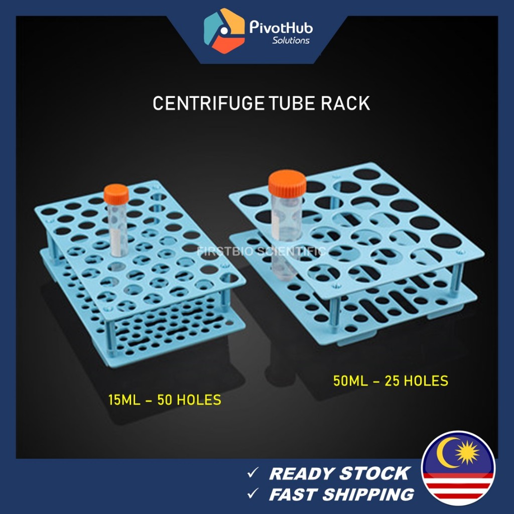 Centrifuge Tube Rack Plastic Test Tube Racks Detachable for 50ml and ...