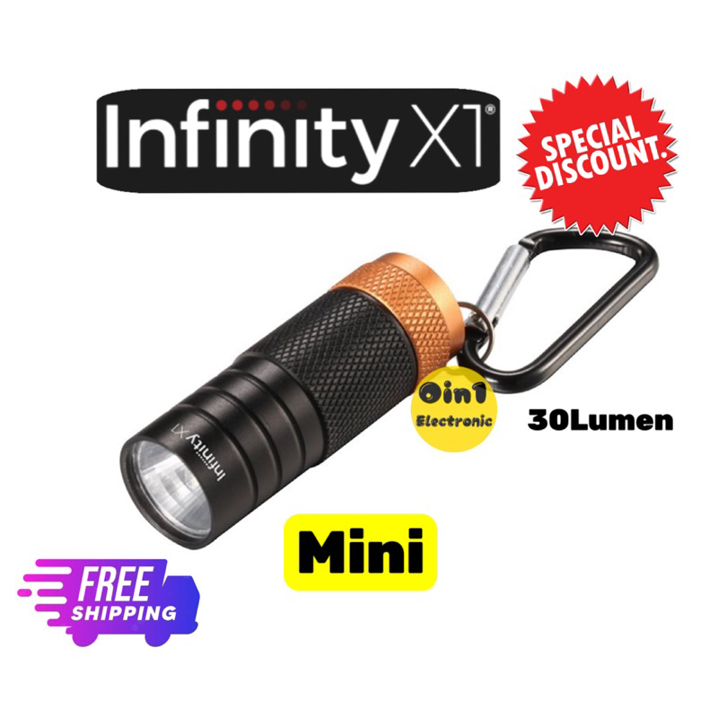 Infinity X1 30 Lumen LED Flashlight Mini | Shopee Malaysia