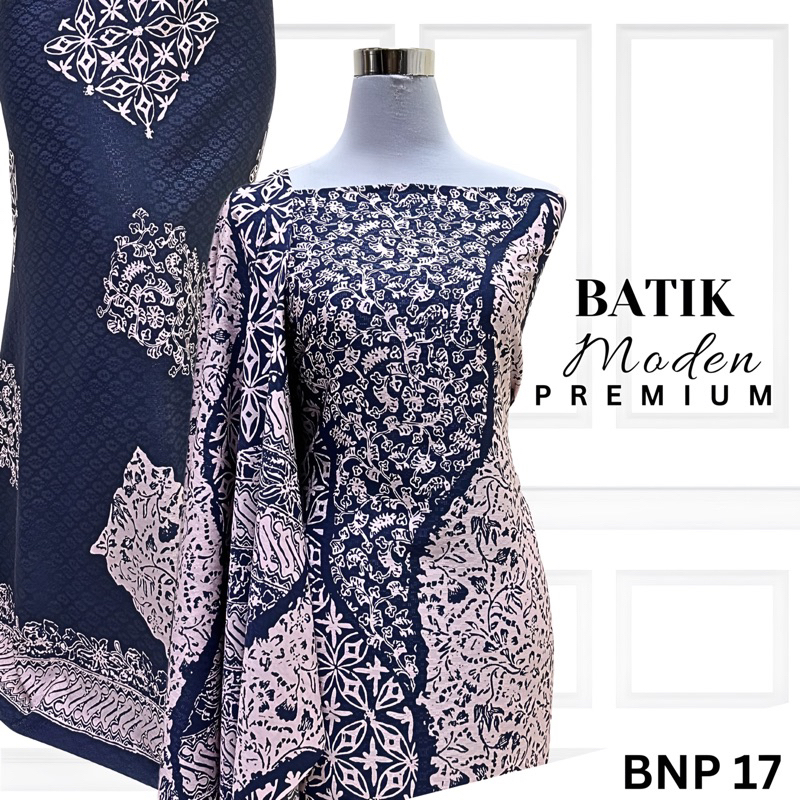 BATIK MODEN SERAGAM EXCLUSIVE 4 METER/ KAIN PASANG BATIK BAJU KURUNG ...