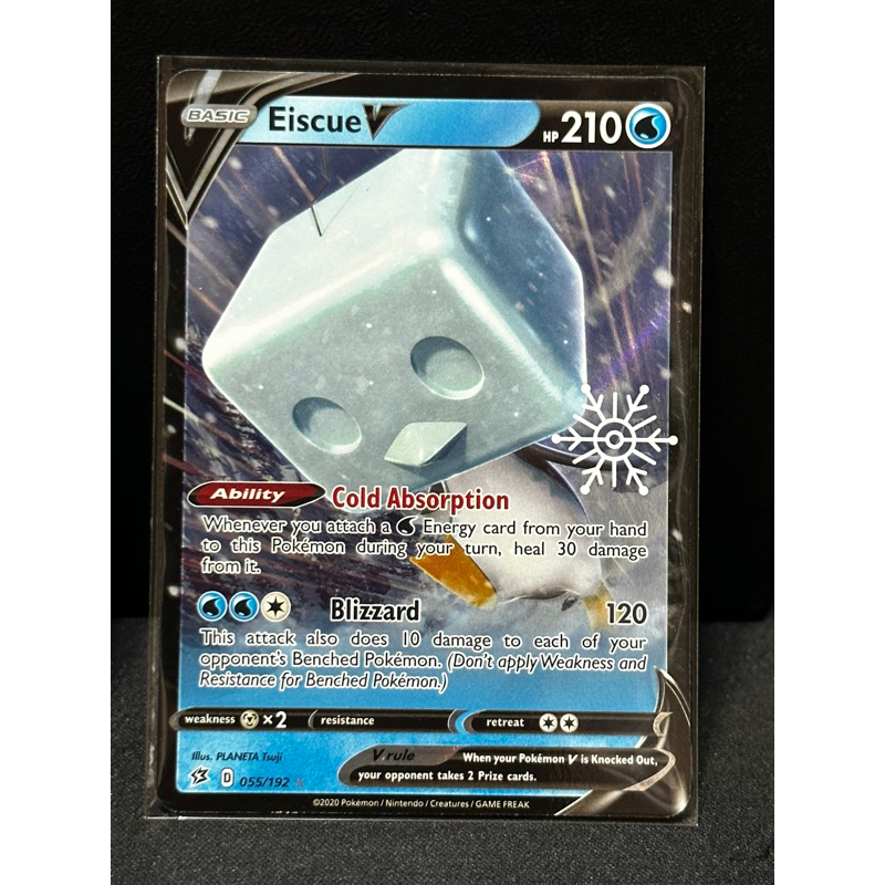 Pokemon Card Ptcg 055/192 Eiscue V | Shopee Malaysia