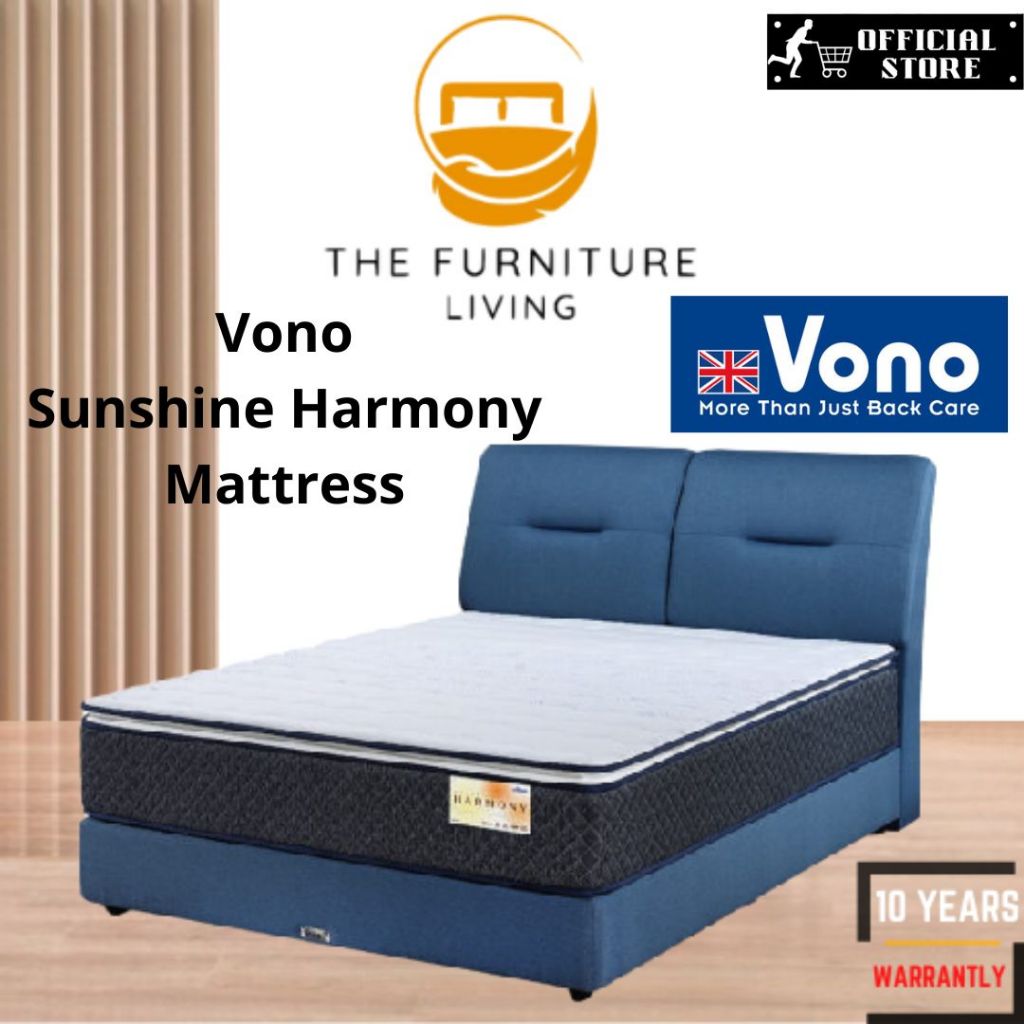 FREE DELIVERY Vono Sunshine Harmony Mattress (SIngle - King Size) (10 ...