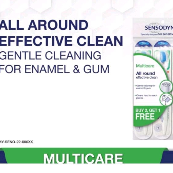 Sensodyne Multi Care Soft Toothbrush/SENSODYNE TOOTHBRUSH DEEP CLEAN ...