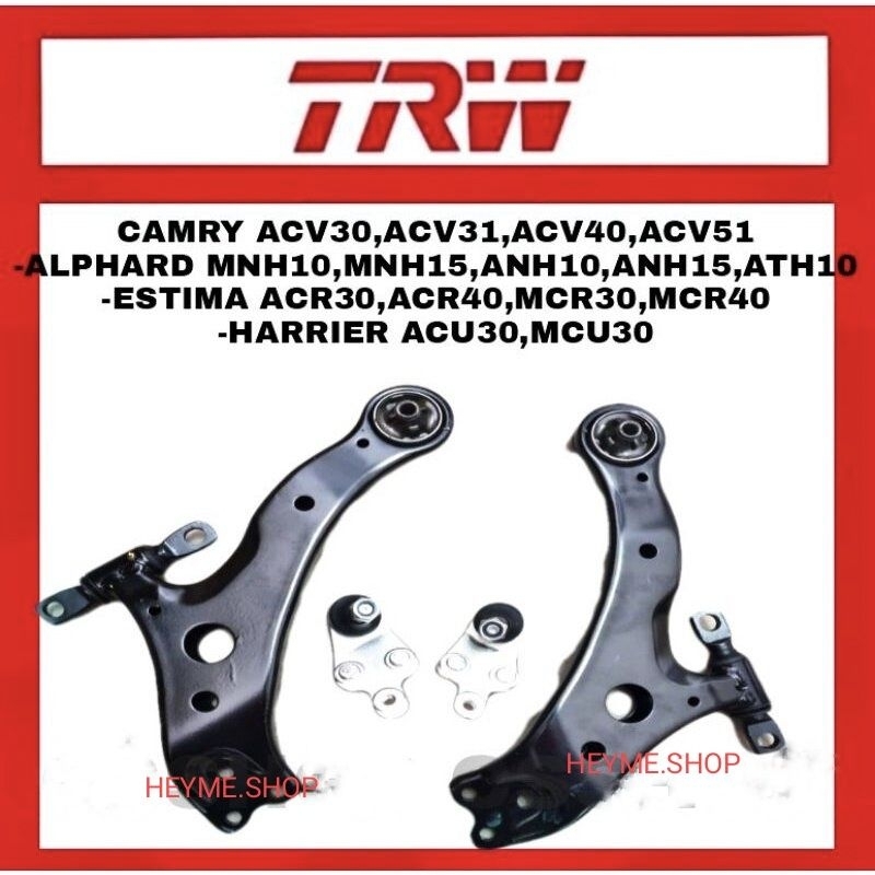 Trw Front Lower Arm (With Ball Joint) for Toyota Camry Acv30 Estima ...