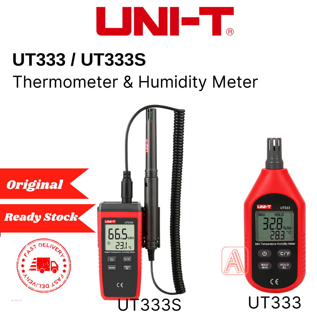 UNI-T UT333 / UT333S -Temperature and Humidity Meter Humidity ( -10°C ...