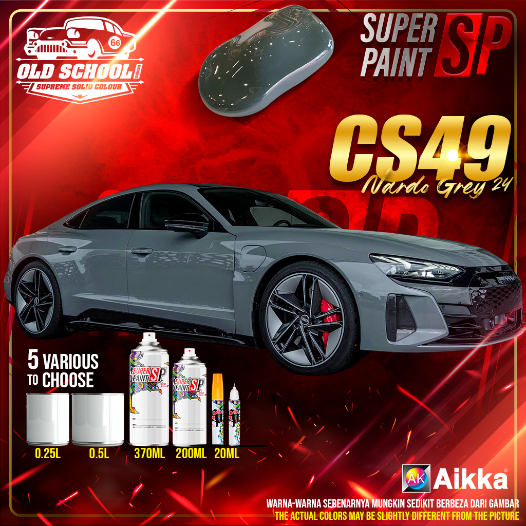 AIKKA CS49 Nardo Grey 24 | OLD SCHOOL SOLID SERIES | Automotive 2K Car ...