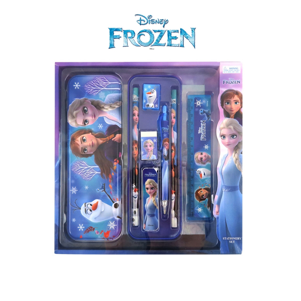 ️New! Disney Frozen Queen Elsa Anna Olaf Box Stationery Set / Set Alat ...