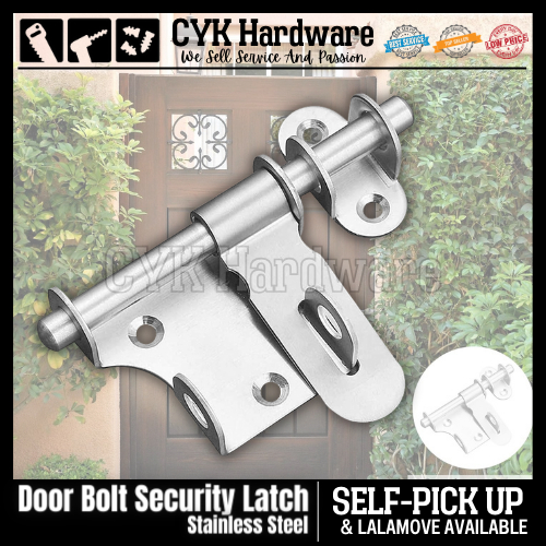 CYK Solid Stainless Steel 304 Two Way Door Bolt Security Latch Shed ...