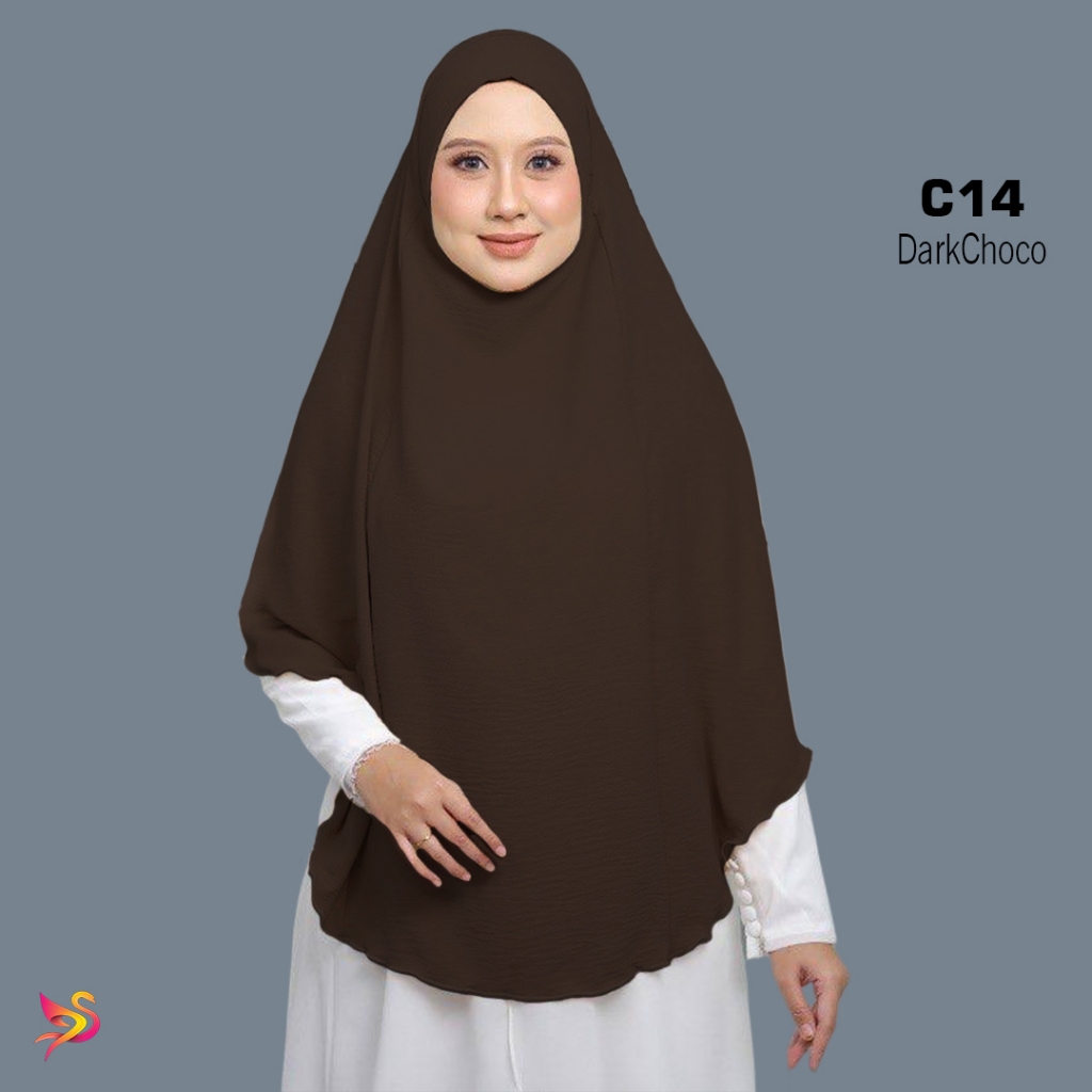 Khimar Sarung | Tudung Labuh Tali | Cotton CEY | Shopee Malaysia