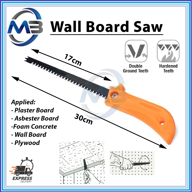 2in1 Wall Board and Ceiling Saw for Cutting Plaster, Gypsum, Drywall ...