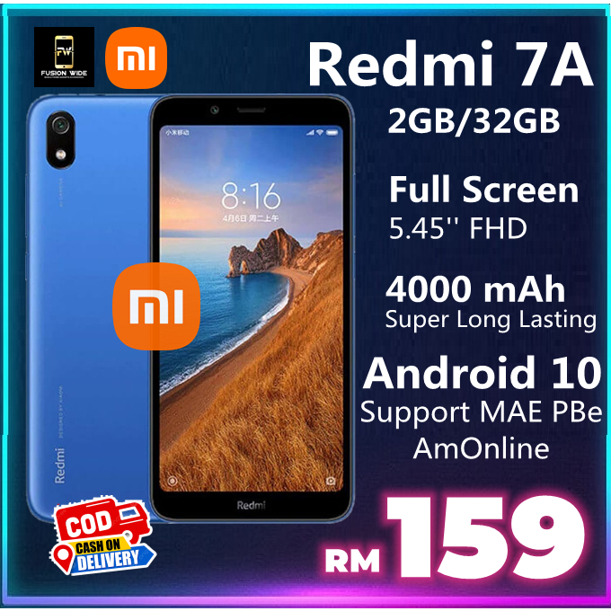 Redmi 7A 3GB Ram/ 32GB Rom Cheapest Android 10 Smartphone Youtube ...