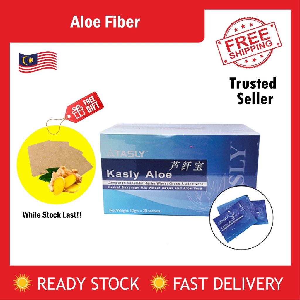 (ORIGINAL) Tasly Aloe Fiber Plus herba detox badan | Shopee Malaysia