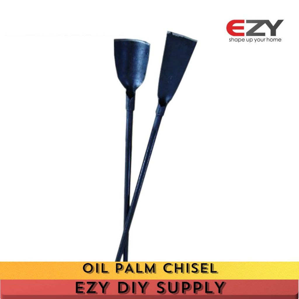 FLAT OIL PALM HARVESTING CHISEL WITH HANDLE / CHOP KELAPA SAWIT ...