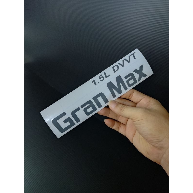 sticker gran max 1.5L DVVT | Shopee Malaysia