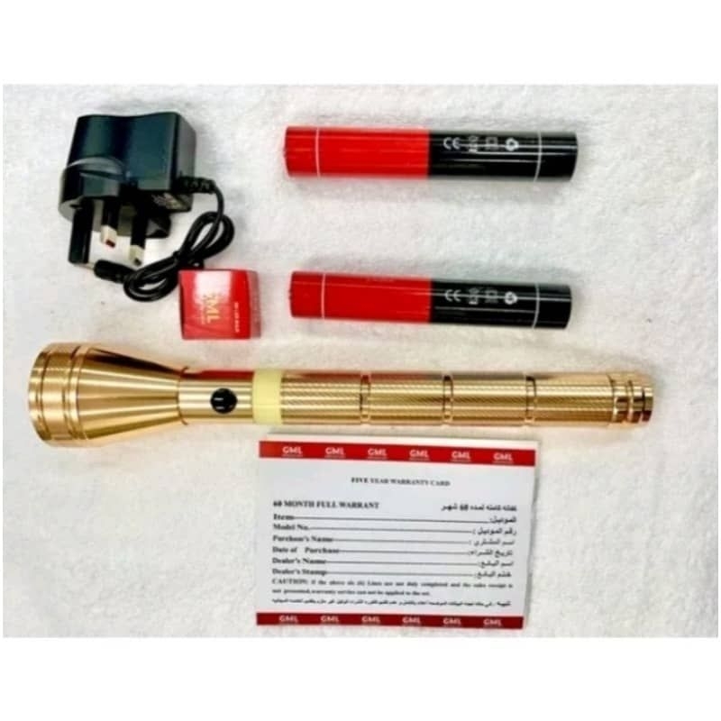 ORIGINAL RECHARGEABLE MODEL GML Torchlight LED QUALITY 💥 Ready Stock💥 ...