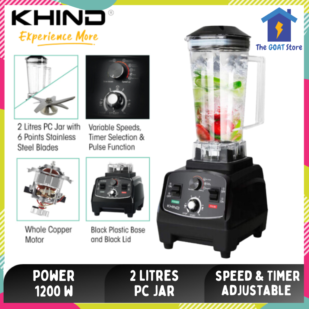 Khind 2L High Speed Blender PRO - BL2000P | Shopee Malaysia