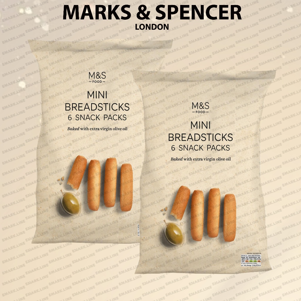 🌟 M&S Mark & Spencer Mini Breadsticks (Single Pack) | Shopee Malaysia