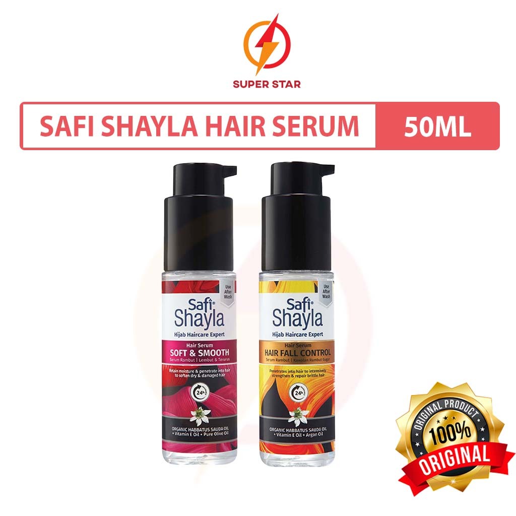 Safi Shayla Hair Serum 50ml (Licin Terurus / Kawalan Rambut Gugur ...