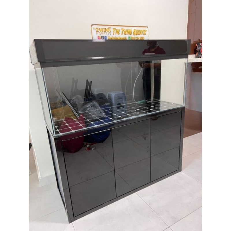 [ PROMO ] Kintons 4 Feet Aquarium Aquapro Cabinet Set Waterproof Basic ...