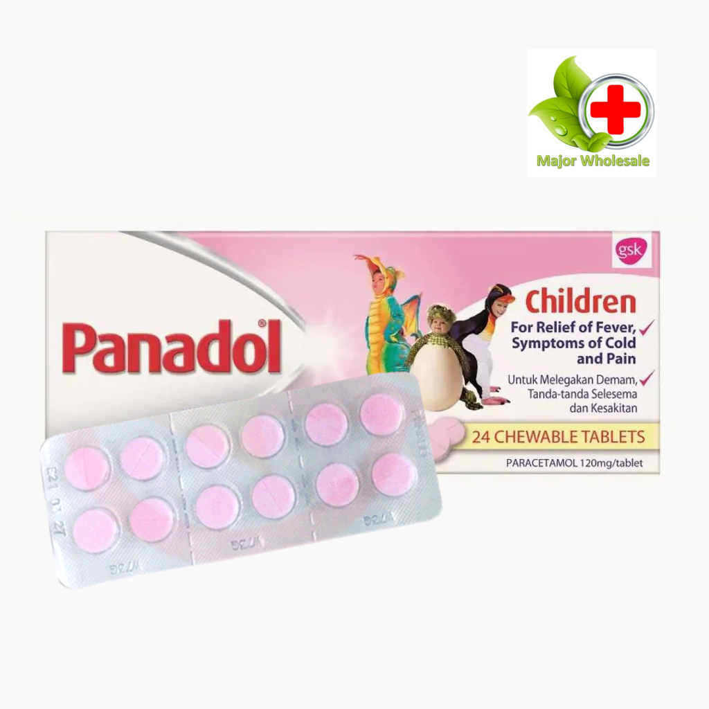 Panadol Children Chewable Tablets 120MG 24's / 144's | Shopee Malaysia