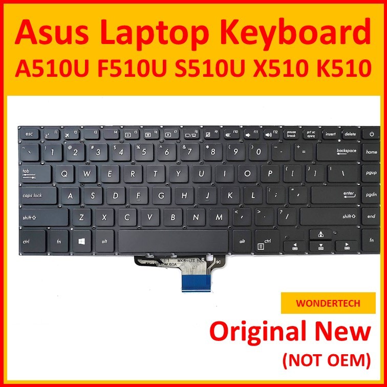 Asus Vivobook S510 A510 X510 K510 A510U F510U S510U Laptop Keyboard ...