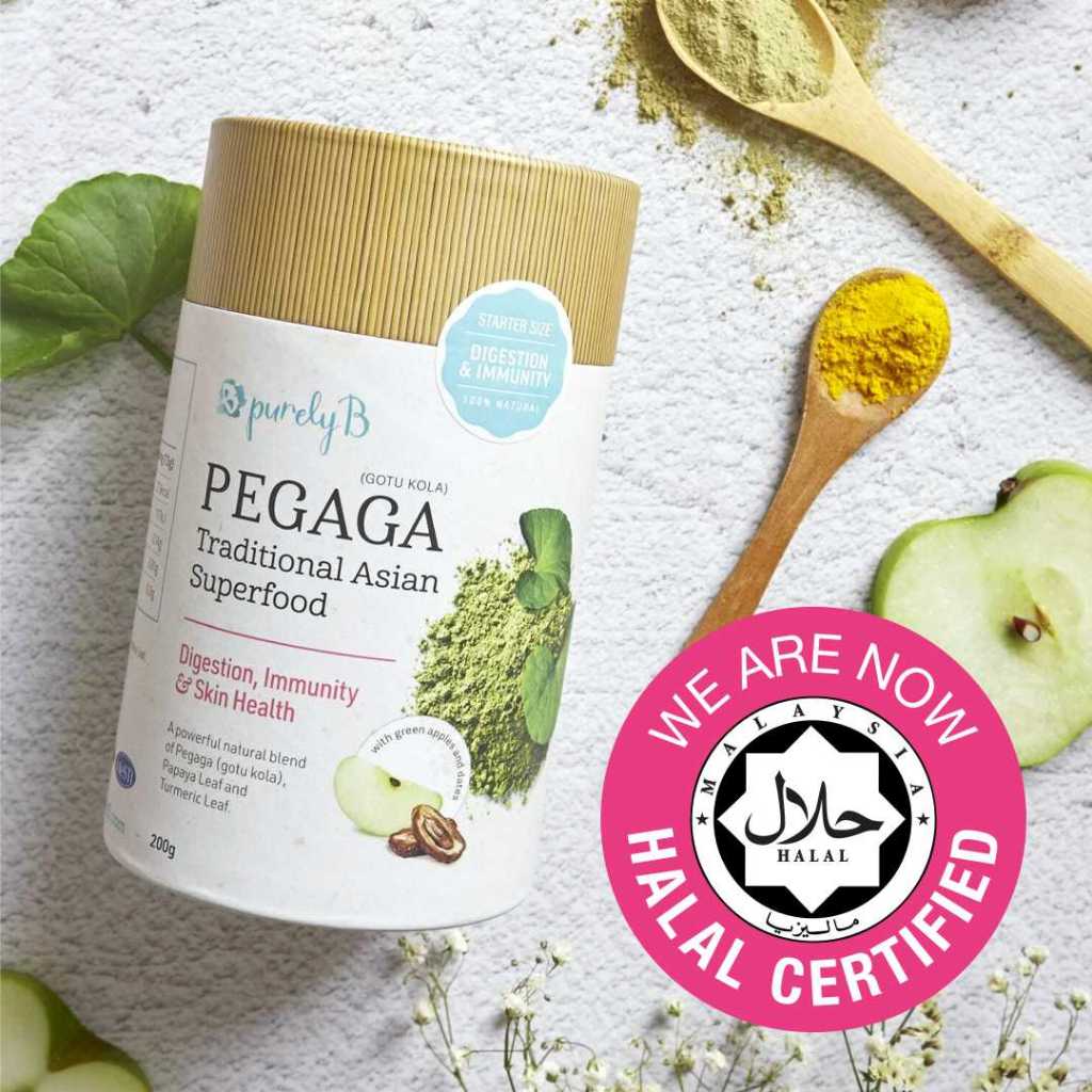 PurelyB Pegaga Traditional Asian Superfood Blend With Pegaga Powder 180G|380G | Shopee Malaysia