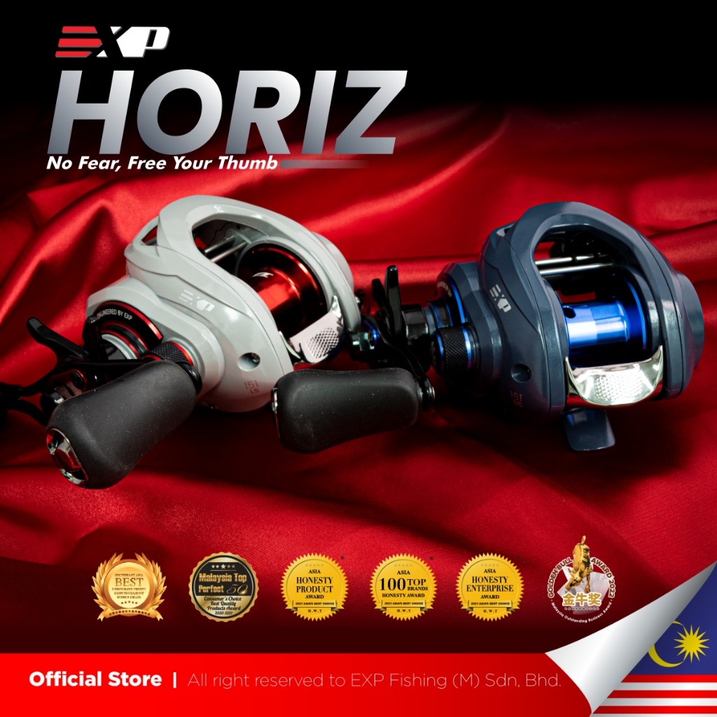 EXP HORIZ REEL bc baitcasting SW NMB Bearing Casting Right /Left Hand ...