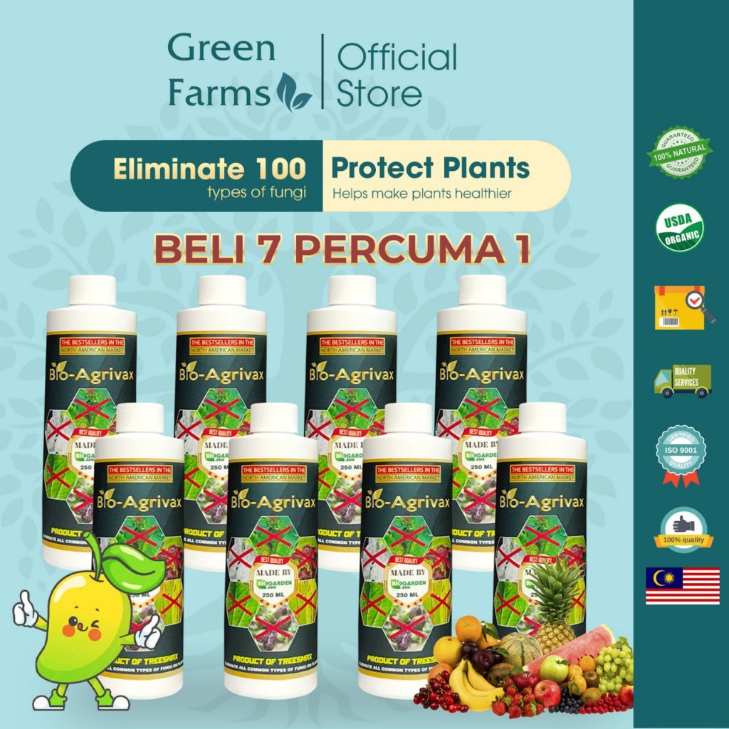 HOT COMBO BUY 7 GET 1 FREE Fungicide King Bio Agrivax - Racun kulat ...