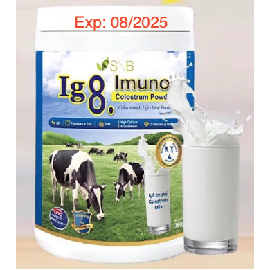 *Ready Stock* IG8 Imuno Colostrum Milk Powder 益生菌新西兰牛初乳(350g) (Exp: 08/ ...