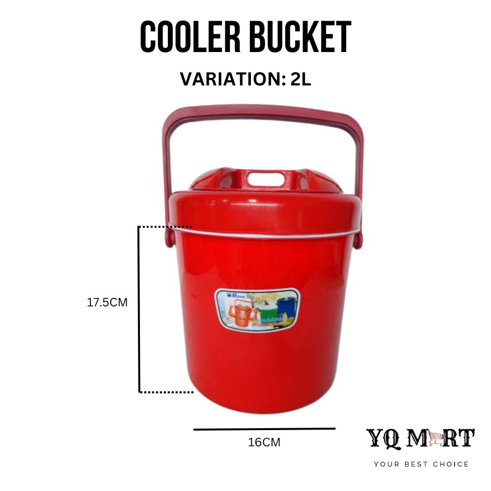 Ice Box 2L Round Ice Box/ Cooler Box/ Ice Bucket Tong Nasi | Shopee ...