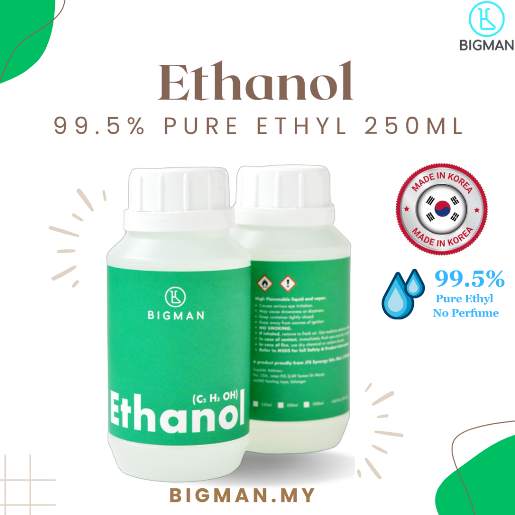 Ethanol Absolute / Ethyl Alcohol, 99.5% Denatured,Technical Grade 250ml( CAS No. : 64-17-5 ...