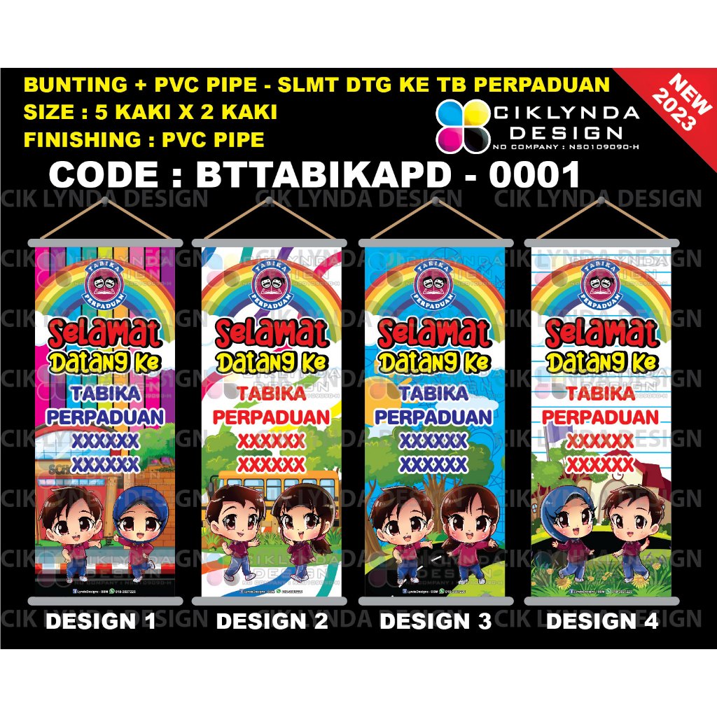 PRE-ORDER - BUNTING + PVC PIPE - SLMT DTG KE TABIKA PERPADUAN | Shopee ...